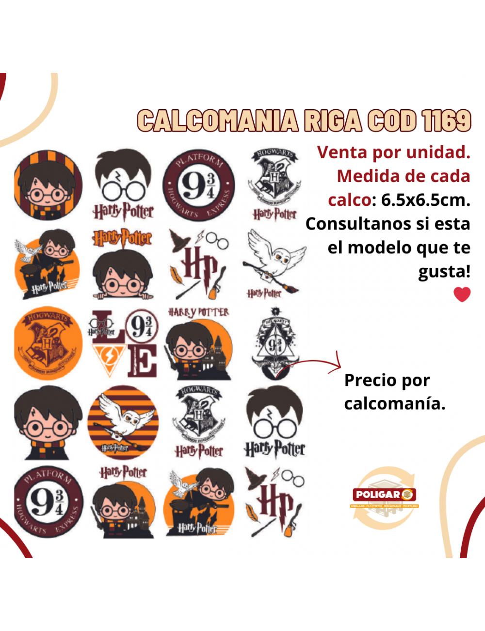 CALCOMANIAS DECORATIVAS